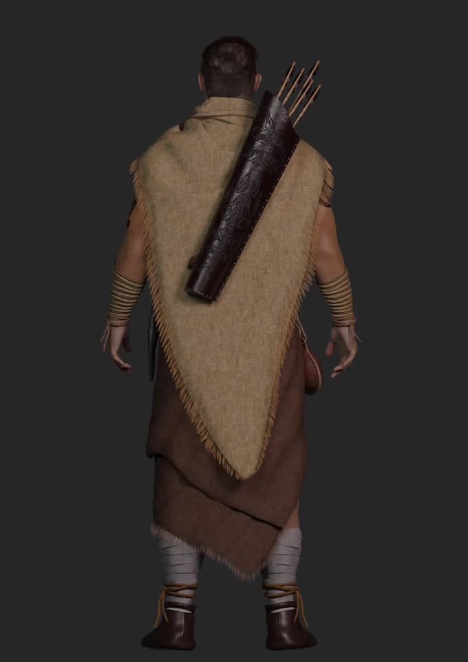 Model and rig stylized realistic or low poly humanoid 3d characters for ...