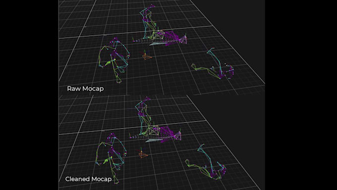 Do motion capture data cleaning by Sangalarchana | Fiverr