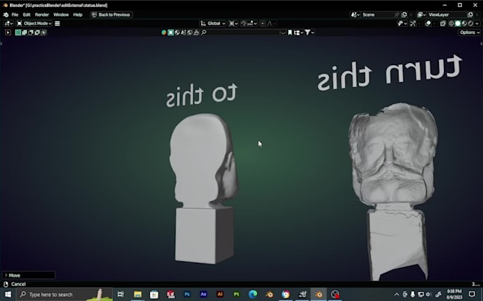Fix your 3d scan, prepare it for 3d printing by Ddquang | Fiverr