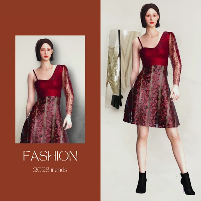 Make 3d fashion clothing in clo3d by Shrabanipaul06 | Fiverr