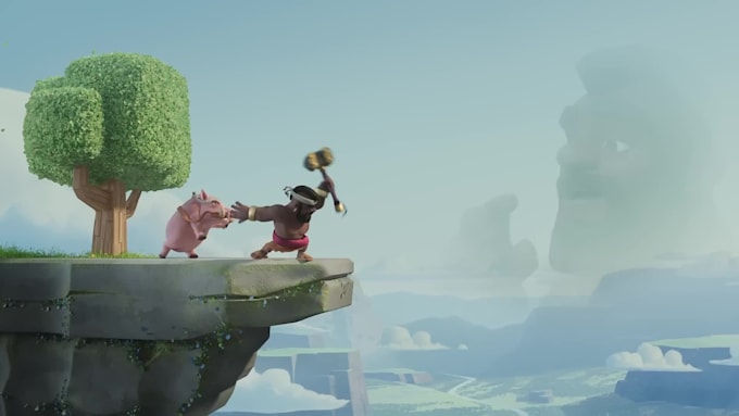 Create cinematic game trailer, cartoon character animation video for ...