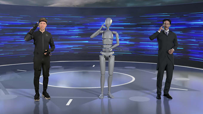 Do a full body, fingers and facial motion capture for character ...