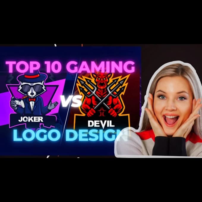 Top 10 gaming logo design for video game, by Shamushimi | Fiverr