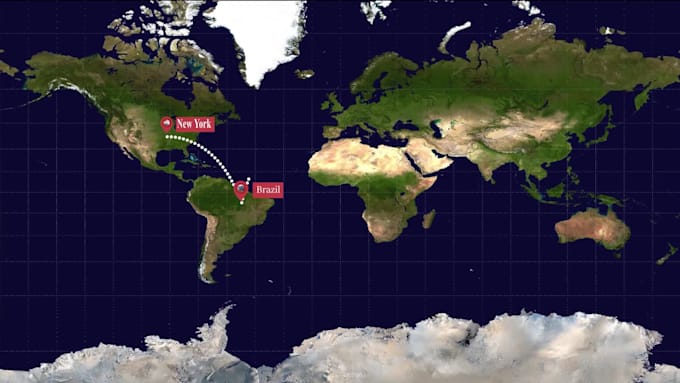 Create map animation for your travel vlog or video by Artistlancer | Fiverr