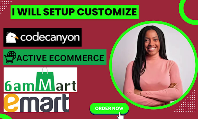 Customize emart 6ammart active ecommerce and codecanyon script by ...