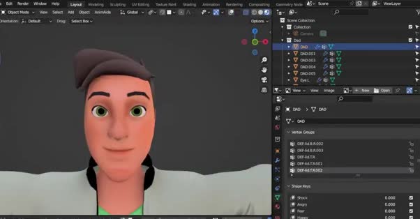 Do 3d manual rig,3d character rigging, face expression,lip sync,ue5 face rigging by Ollaraces ...