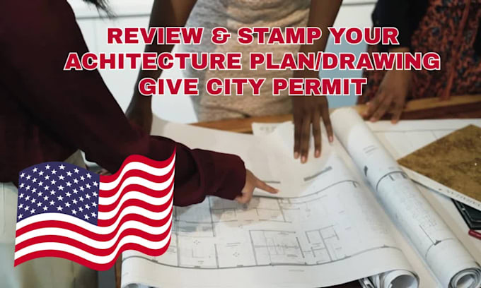 Review stamp architecture plan, architecture design, mep, pe stamp ...