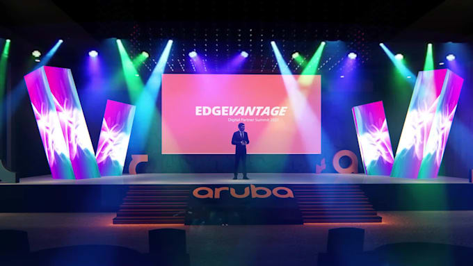 Make a 3d virtual environment and set design for events by Axashok | Fiverr
