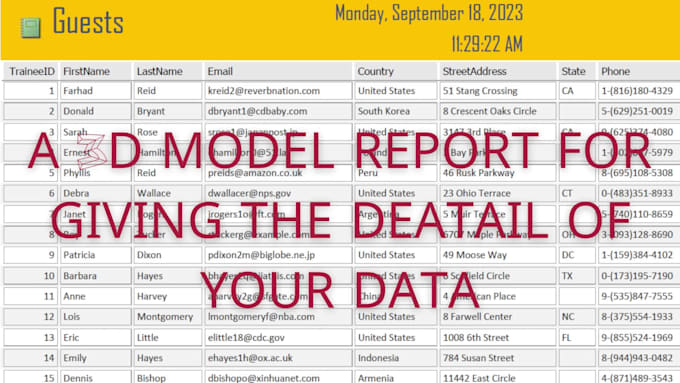 Build or edit your ms access database by Sayed_irfan_u | Fiverr