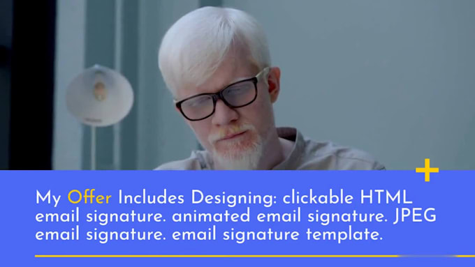 Design clickable html email signature with social icons by ...