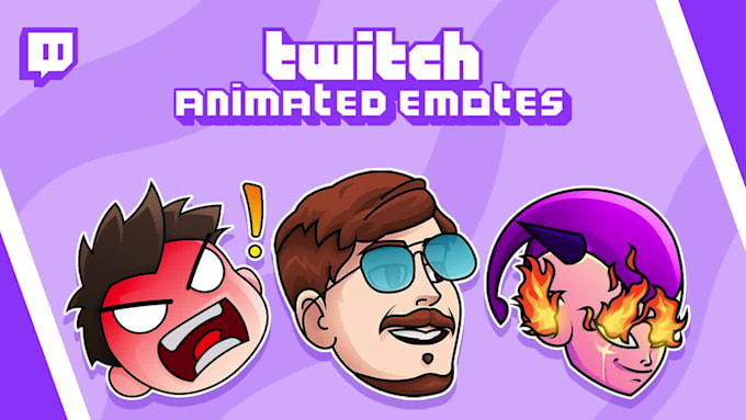 Create custom animated emotes for twitch by Mohamed_bakkali | Fiverr