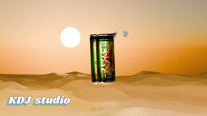 Do 3d beverage animation bottle ads 3d can design 3d soda animation ...
