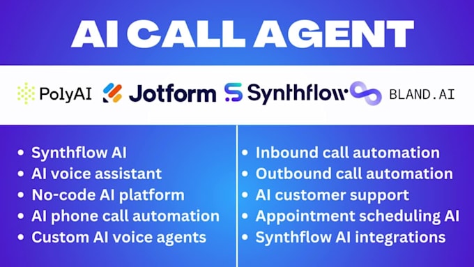 Setup ai calling agent ai voice agent ai voice assistant synthflow vapi retell by Davidwixsite ...