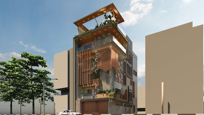 Create 3d model and render images architecture project by Archi_iine | Fiverr