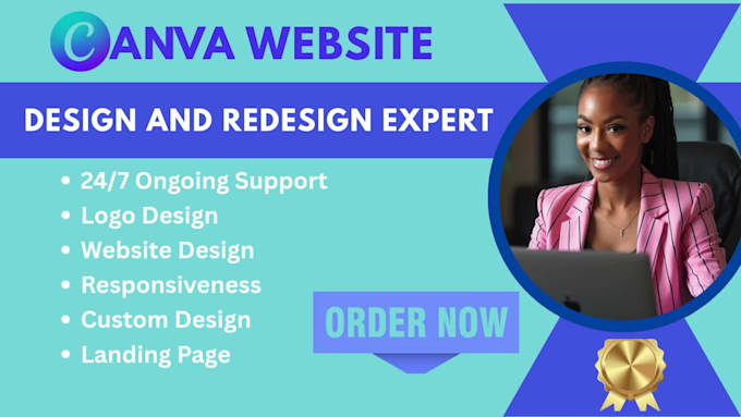 Set up canva website canva landing page canva design canva website design by Gloria_hunt | Fiverr