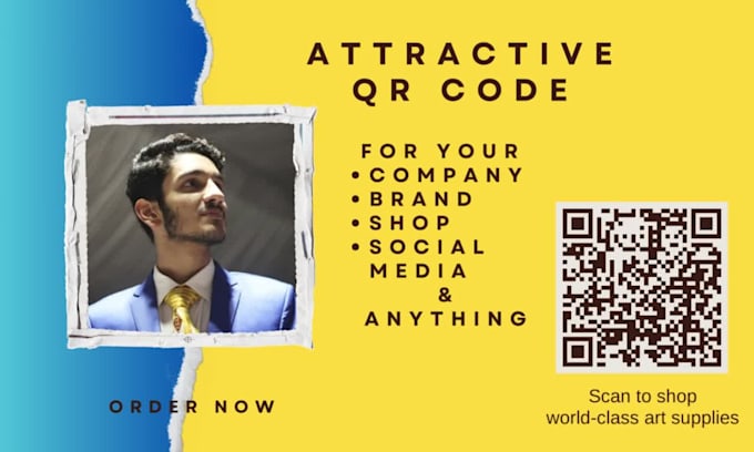 Create attractive qr code and qr code design with logo by ...