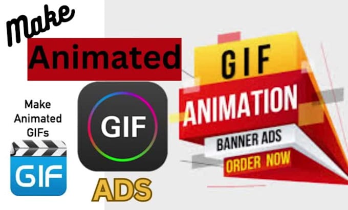 Create gif ads and banners for boost your business by Aliahmas | Fiverr
