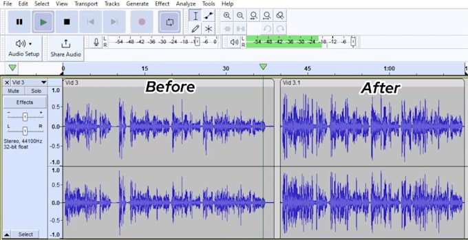 Professionally edit and mix audio in audacity and create voice overs by ...