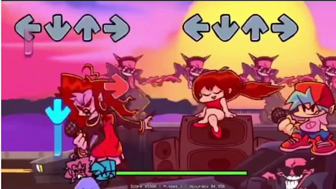 Create fnf sprite, friday night funkin mod, fnf sprite animation for ...