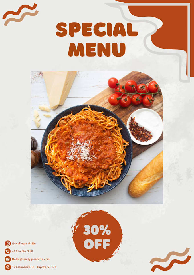 Do food foster design and restaurant menu for you resturant by ...