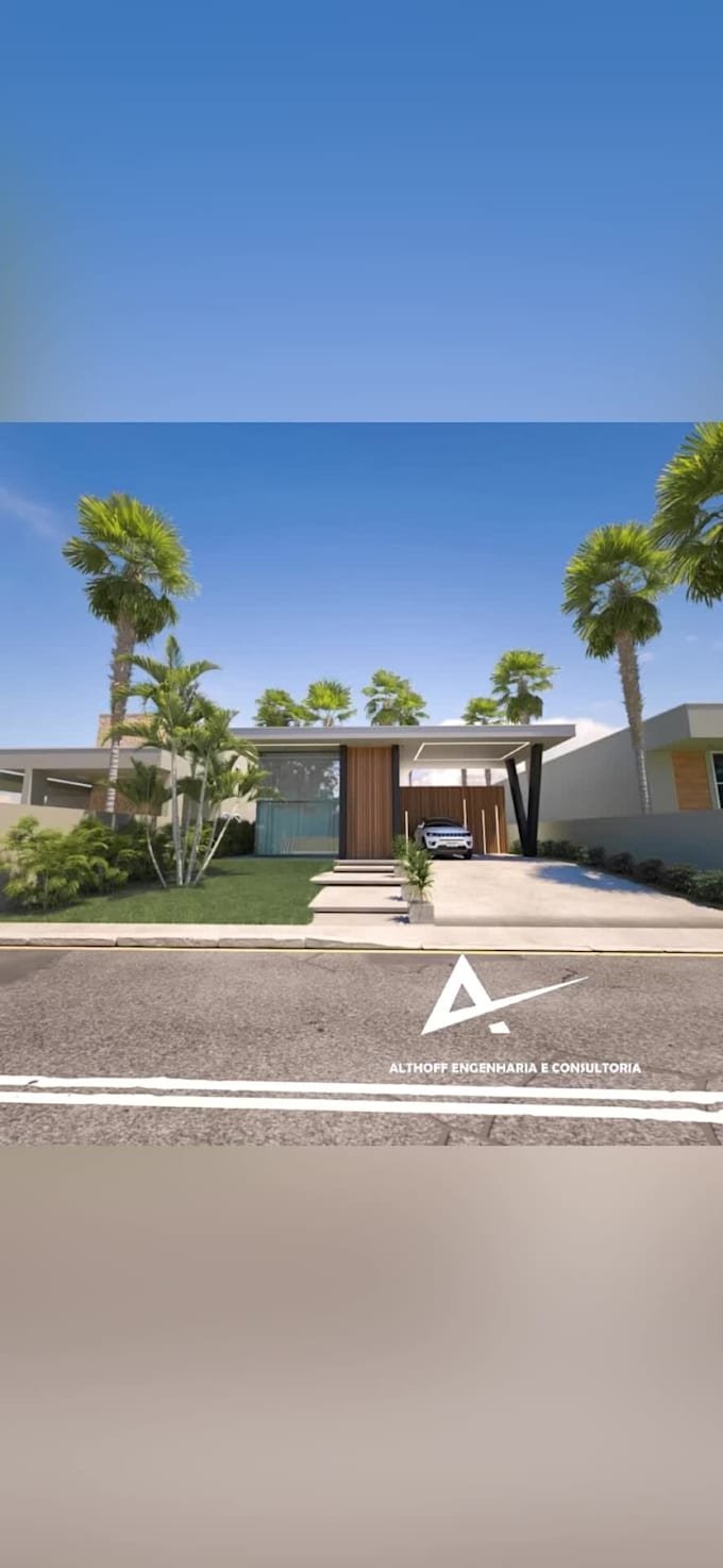 High level 3d render, exterior archviz sketchup lumion by Althoffz | Fiverr
