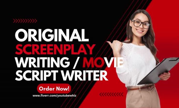 Write screenplay, screenwriting, movie scriptwriting, cartoon script by ... Write screenplay, screenwriting, movie scriptwriting, cartoon script by ...