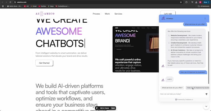 Create custom ai chatbots and software solutions by Matmanzoni | Fiverr