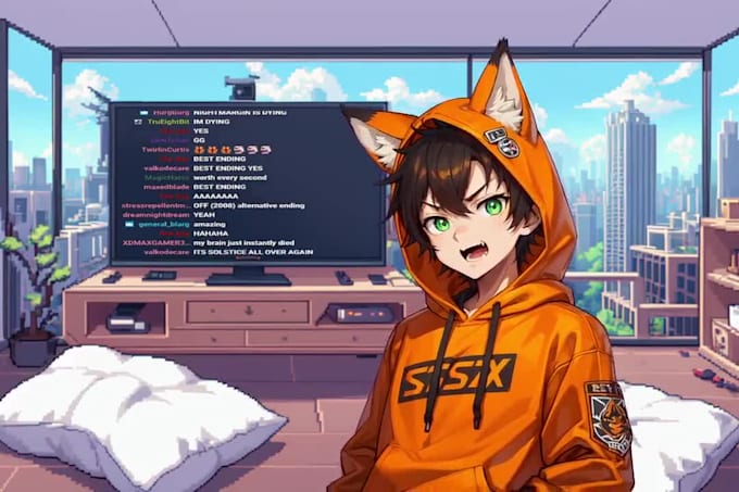 Design and rig pro live2d vtuber model, vtuber avatar, vtube setup