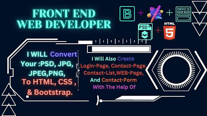 Be your front end web developer by Raza_ale | Fiverr