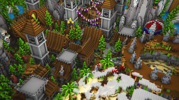 Make minecraft map, lobby, spawns by Jackwane | Fiverr