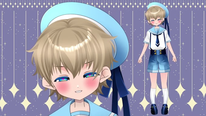 Design 2d vtuber model, vtuber design, pet vtuber, pet rigging, anime ...