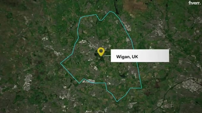 Create professional 2d 3d map animation gis mapping like reallifelore ...