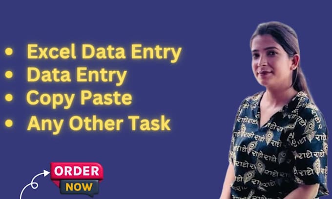 Be your virtual assistant for data entry, copy paste, typing work pdf by Shivi_duvey | Fiverr