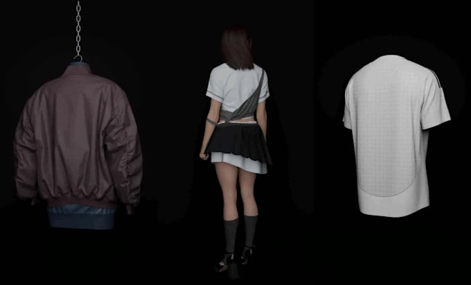 Create 3d clothings renderings animation mock up by Viasolari48 | Fiverr