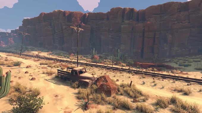 Do stylized 3d game environment, assets, level design, unity 3d, unreal ...