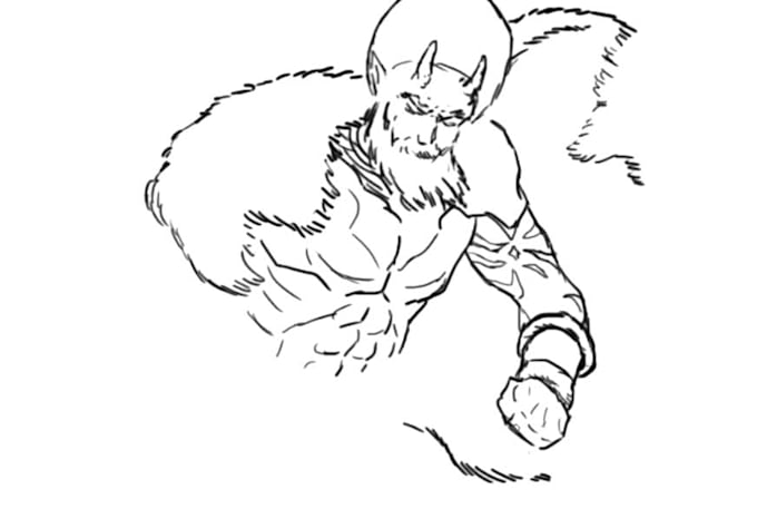 Draw and paint your rpg character design by Charliebrano24 | Fiverr