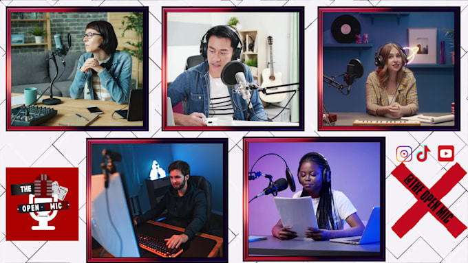 Design custom tiktok, streamyard, streamlabs, obs overlays for your ...