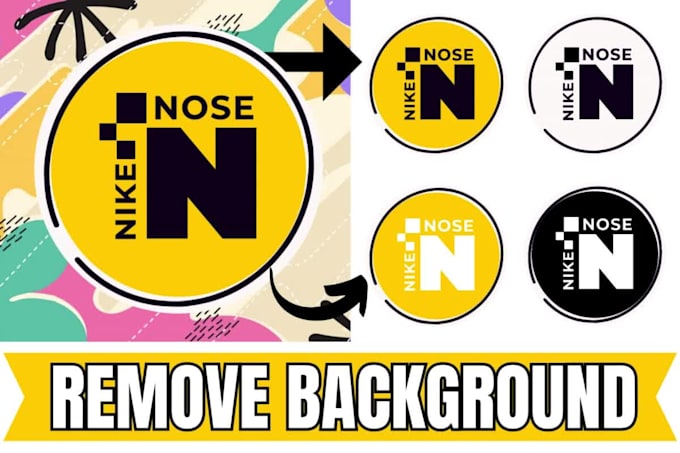 Remove background, resize redesign logo, make transparent by Nikenose ...