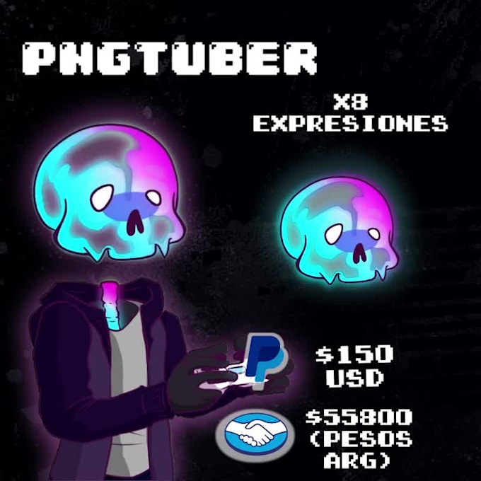 Your pngtuber avatar for you by Animalsdark | Fiverr
