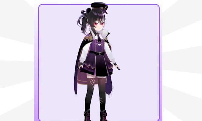 Design and rig a high quality live2d model for vtuber, vrchat by ...