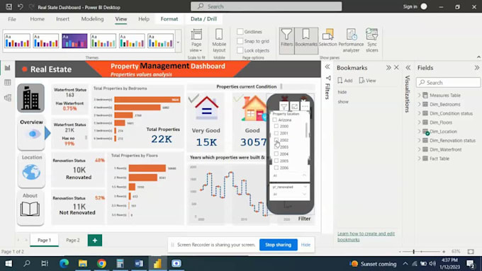 Made power bi dashboard and data visual using dax by Mudasser_virk | Fiverr
