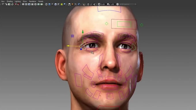 Rig character with auto rig pro, fk ik, arkit 52 blendshapes and facial ...