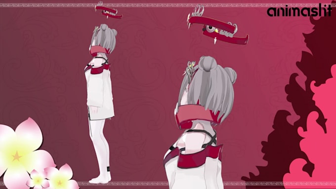 Design 3d vtuber avatar model character for vseeface in vroid by ...