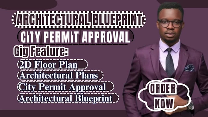 Architectural blueprint, city permit architectural blueprint, 2d floor ...