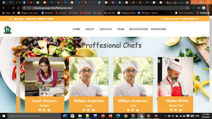 Be yours front end web developer using html css bootstrap by ... Be yours front end web developer using html css bootstrap by ...