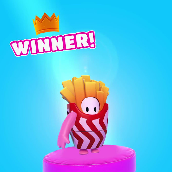 Create an animated gif for you of your winning fall guys character by ...