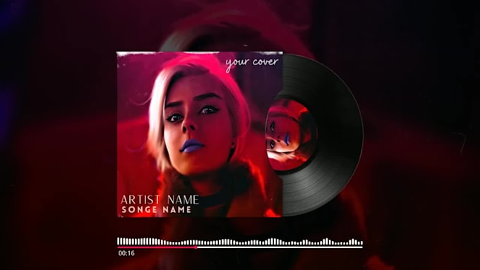 Make a professional cd spectrum or music visualizer video by ...