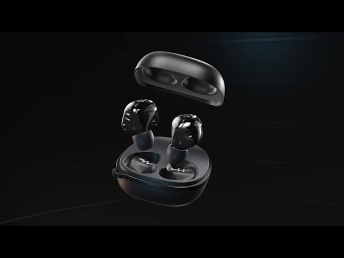 Do 3d earbud animation 3d product design c4d 3d animation 3d product ...