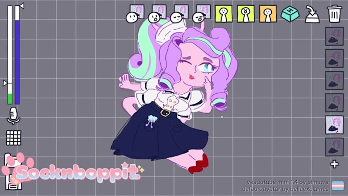 Make you a simple pngtuber model for veadomini by Socknboppit | Fiverr