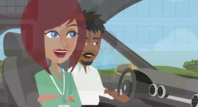 Make custom 2d explainer video animation, 2d animation , anime ...